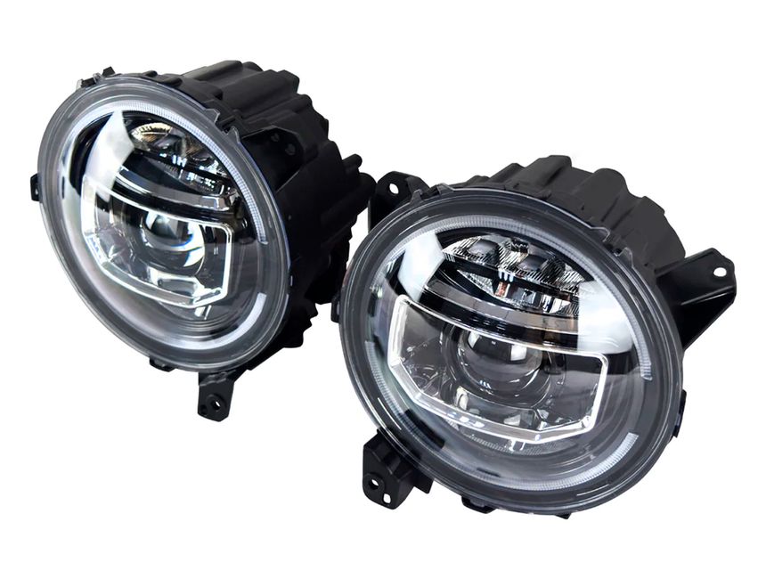 American Modified Halo Projector Headlights | RealTruck