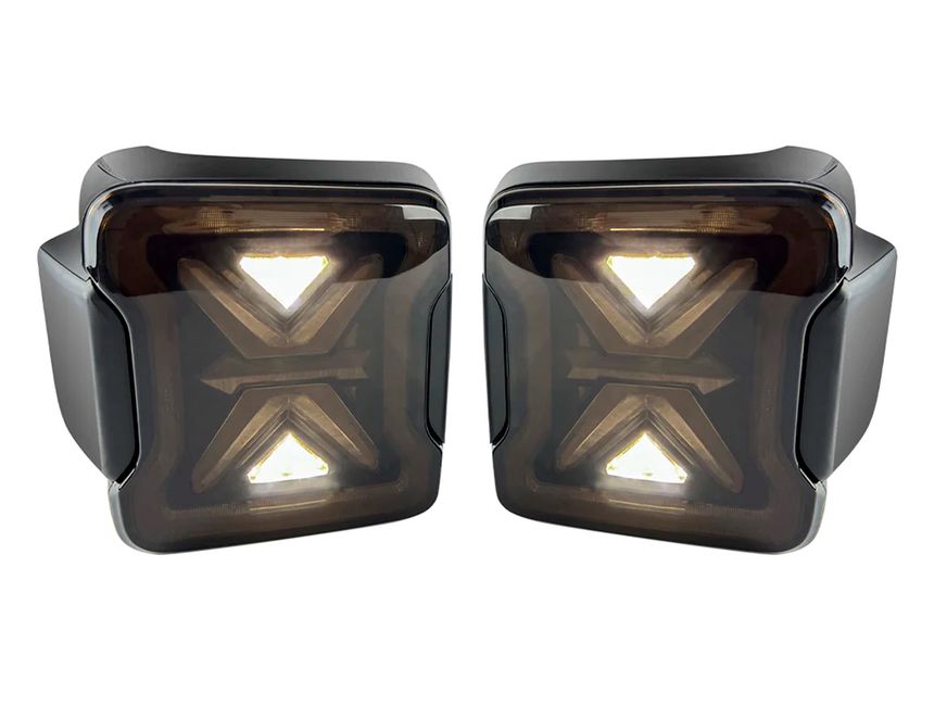 American Modified Smoked Black LED Arrow Tail Lights | RealTruck