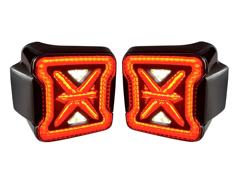 American Modified Smoked Black LED Arrow Tail Lights | RealTruck