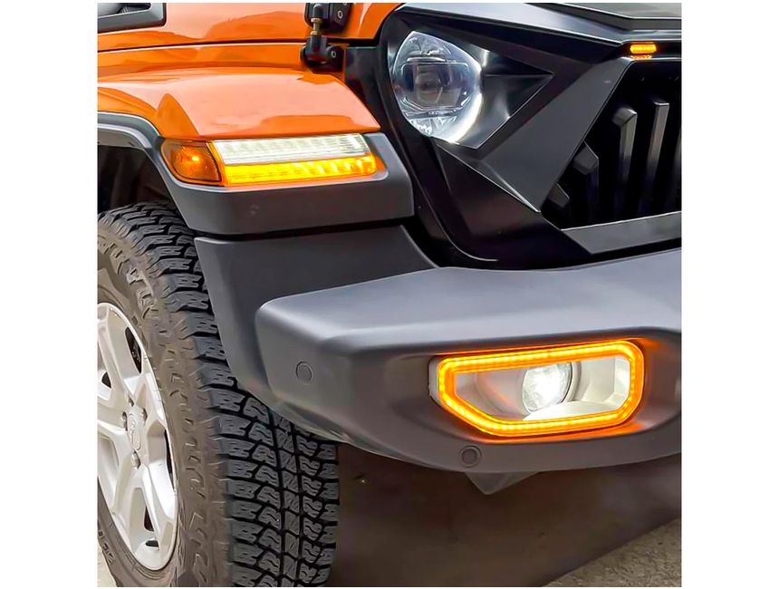 American Modified LED Fog Light Trim | RealTruck