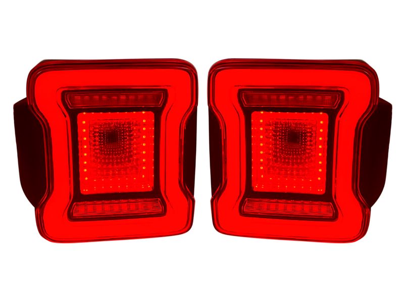 American Modified Red Tunnel LED Tail Lights | RealTruck