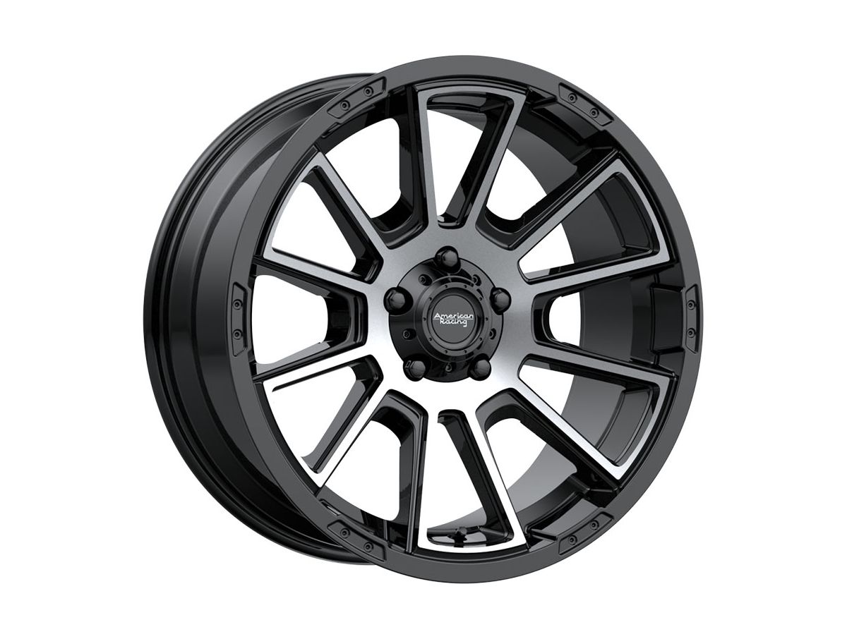 American Racing Machined Black AR933 Intake Wheels | RealTruck