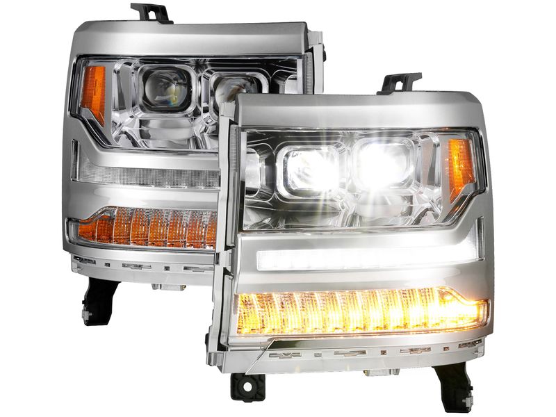 Anzo Chrome LED Headlights | RealTruck