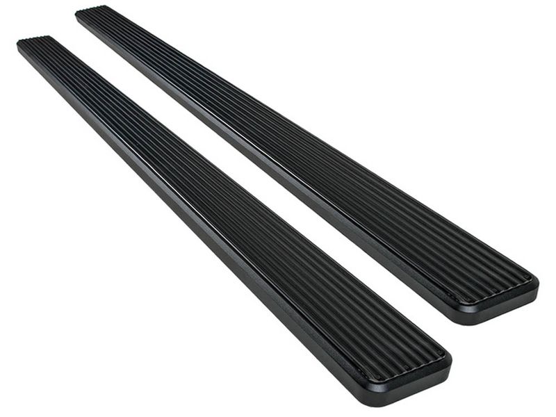 APS 6 iStep Black Wheel to Wheel Running Boards | RealTruck