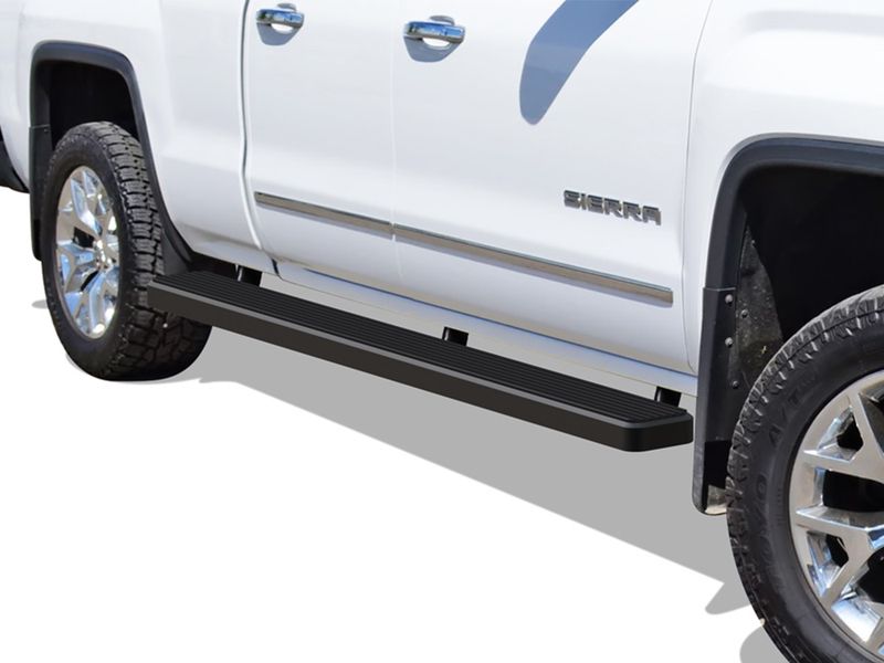 APS 6 iStep Black Wheel to Wheel Running Boards IB03SAI5SB | RealTruck