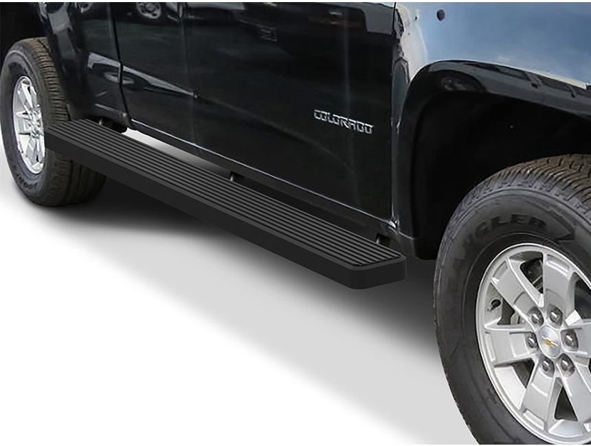 APS 6 iStep Black Wheel to Wheel Running Boards APS-IB03SAI8LB | RealTruck