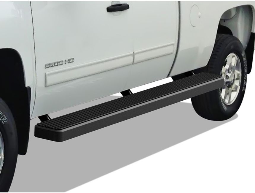 APS 6 iStep Black Wheel to Wheel Running Boards IB03SJJ4LB | RealTruck