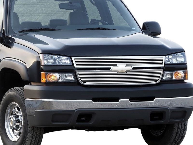 APS Main Upper Billet Grille Overlay GR03FEC06M | RealTruck