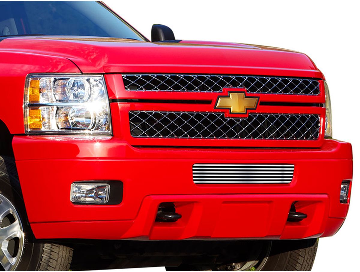 APS Lower Bumper Billet Grille Overlay GR03FFH32S | RealTruck