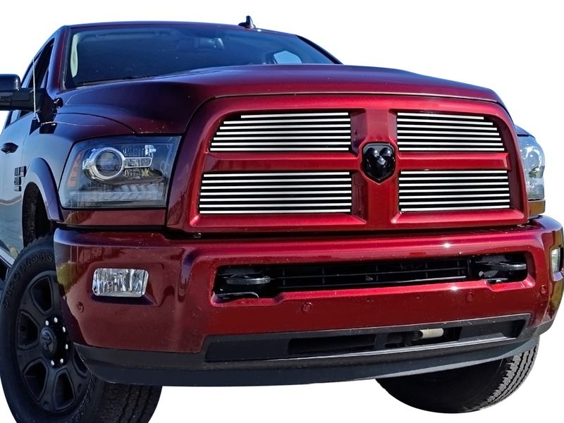 APS Main Upper Billet Grille Overlay GR04FFC31S | RealTruck