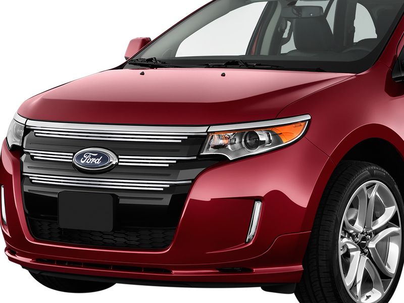 APS Main Upper Billet Grille Overlay GR06FEB89S | RealTruck