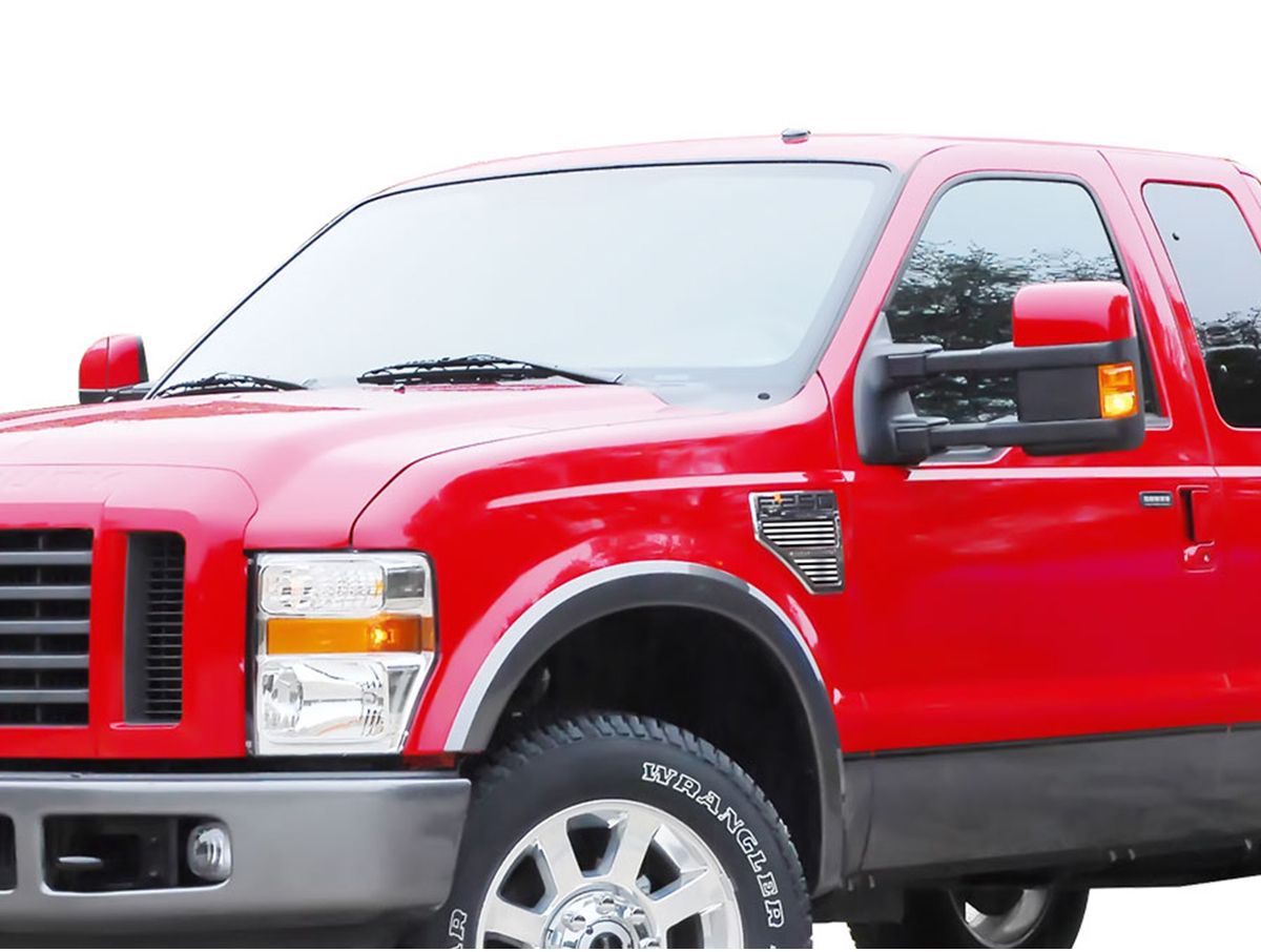 APS Side Vent Billet Grille Overlay GR06FEE42S | RealTruck