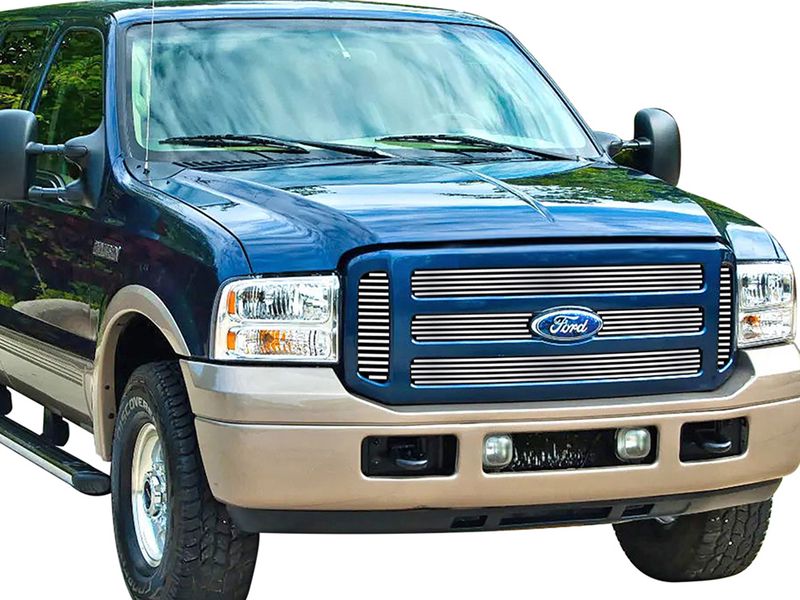 APS Main Upper Billet Grille Overlay GR06FEG81S | RealTruck