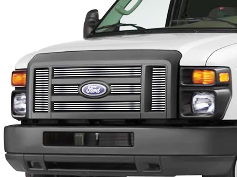 APS Main Upper Billet Grille Overlay GR06FFF58S | RealTruck