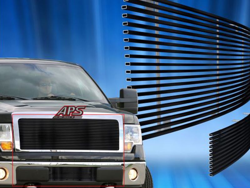 APS Bar Billet Grille GR06HFF14J | RealTruck