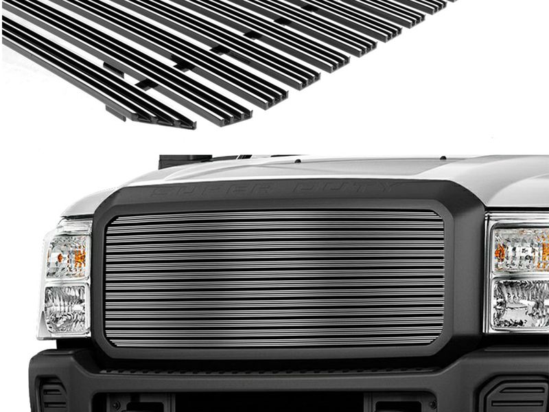 APS Main Upper Complete Replacement Billet Grille GR06HFH28T | RealTruck