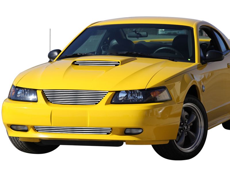 APS Main Upper & Lower Bumper Complete Replacement Billet Grille ...