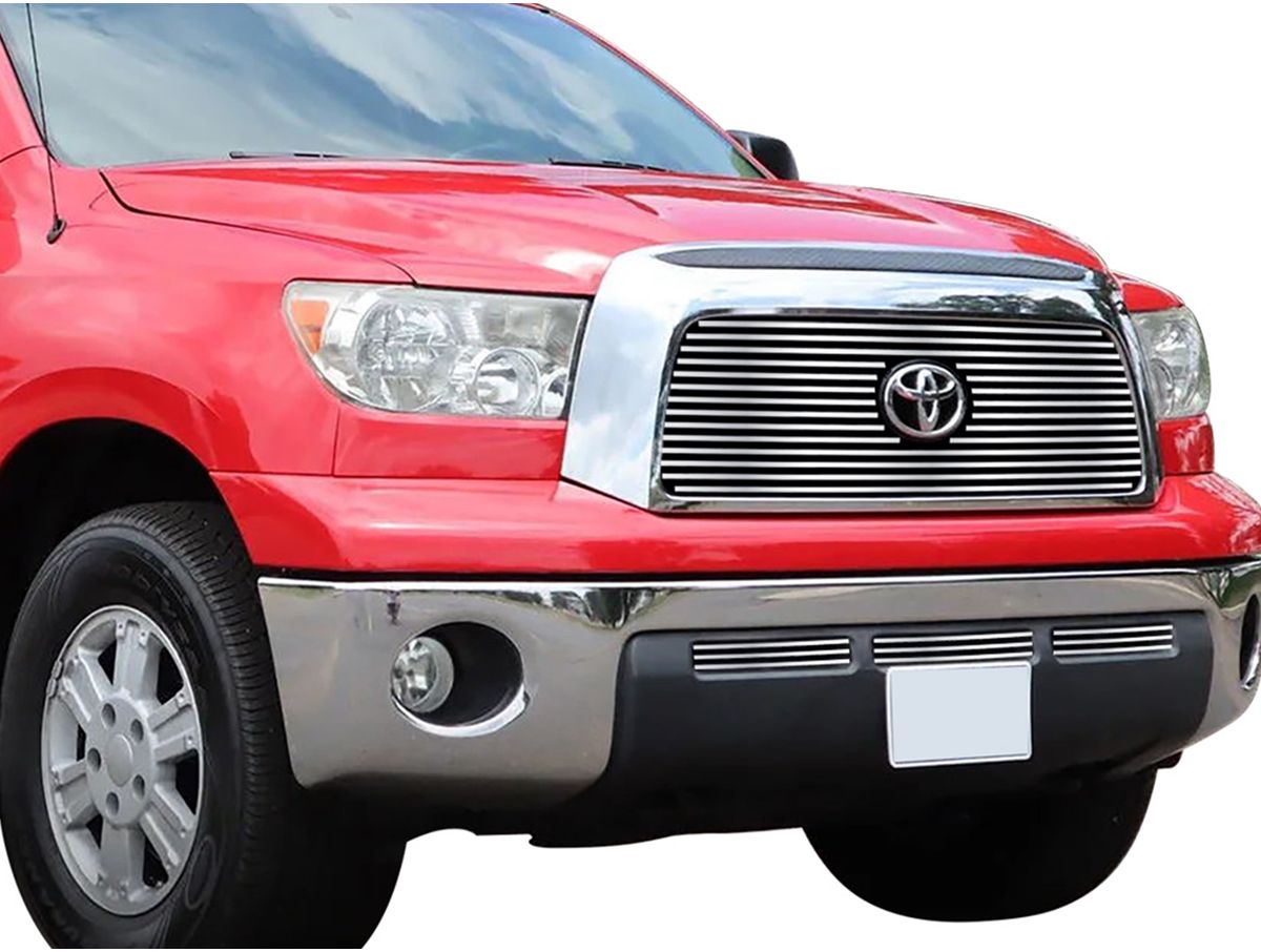 APS Main Upper & Lower Bumper Billet Grille Overlay GR20FGH41S | RealTruck