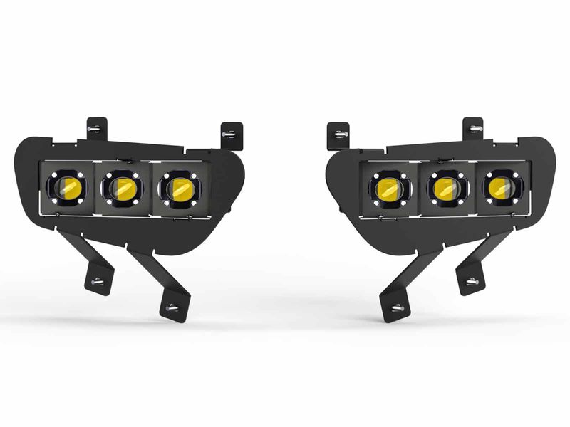 ARC Lighting Concept Pro Mini LED Triple Fog Light Kit 411R3 | RealTruck