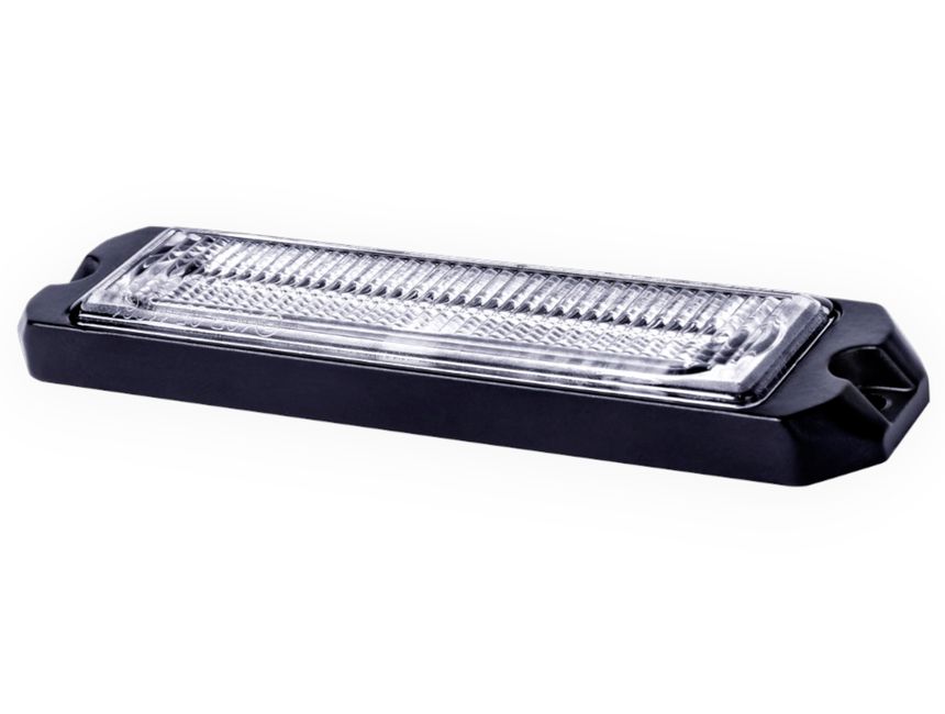ARC Lighting Builtbright Rectangular 4" Slim LED Strobe Light | RealTruck