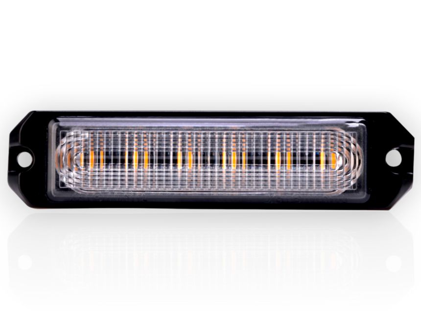 ARC Lighting Builtbright Rectangular 4" Slim LED Strobe Light | RealTruck