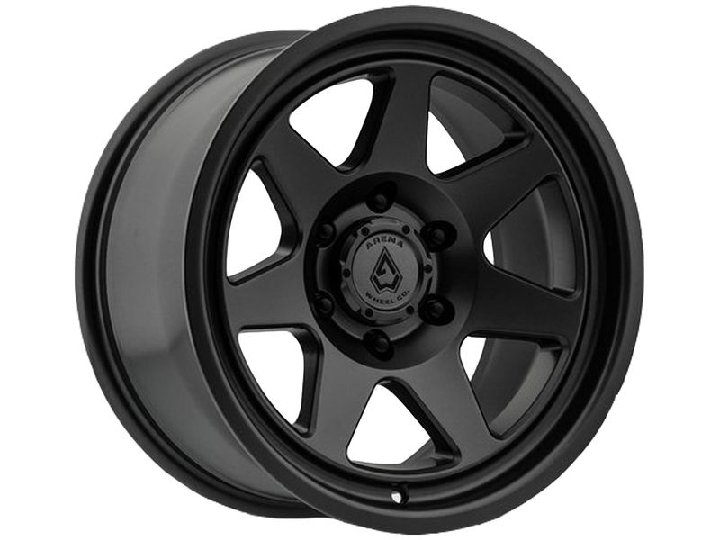 Arena Matte Black Ridge Wheels | RealTruck