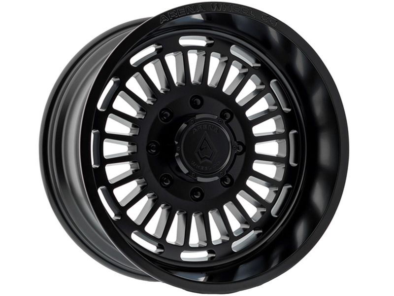 Arena Matte Black Tactic Super Single Wheels | RealTruck