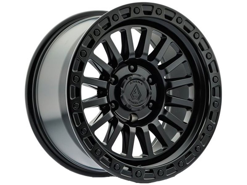 Arena Matte Black Trophy Wheels | RealTruck