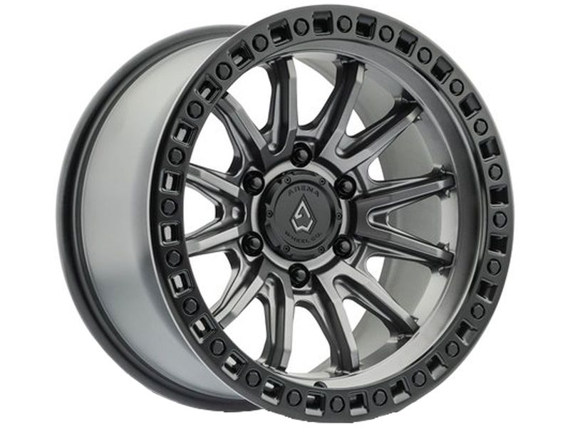 Arena Matte Grey Mission Wheels | RealTruck