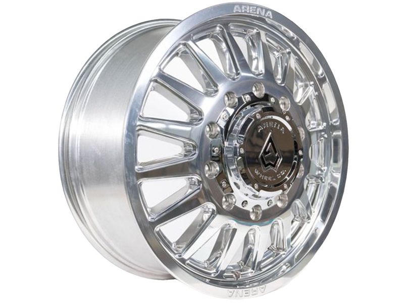 Arena Milled Polished Rival Dually Wheels | RealTruck