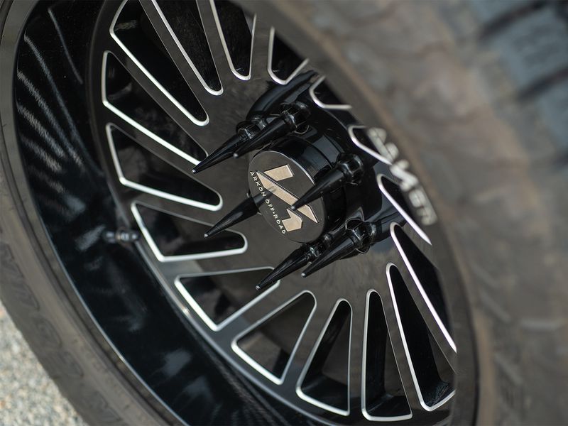Arkon Off-Road Milled Gloss Black Caesar Wheel AKO-K14120101845R ...