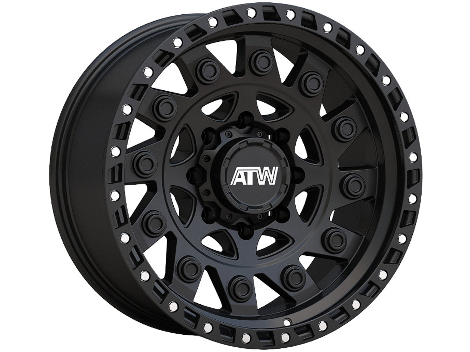 ATW Matte Black Congo Wheels | RealTruck