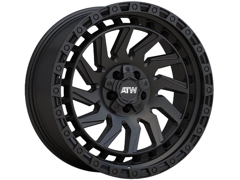 ATW Matte Black Culebra Wheels | RealTruck