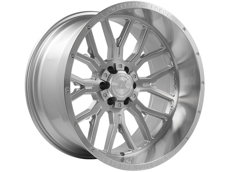 Axe Offroad Brushed Silver AX6 Wheel 24128165-44AX6SM | RealTruck