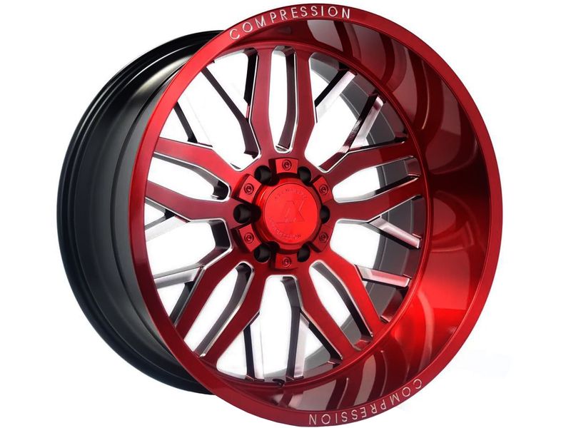 Axe Offroad Candy Red AX1 Wheels | RealTruck