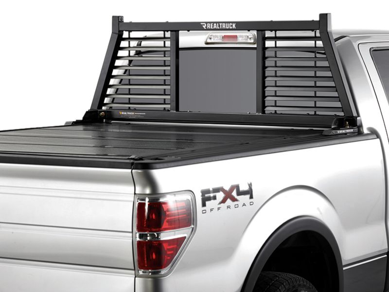 Backrack Half Louvered Headache Rack 148LV | RealTruck