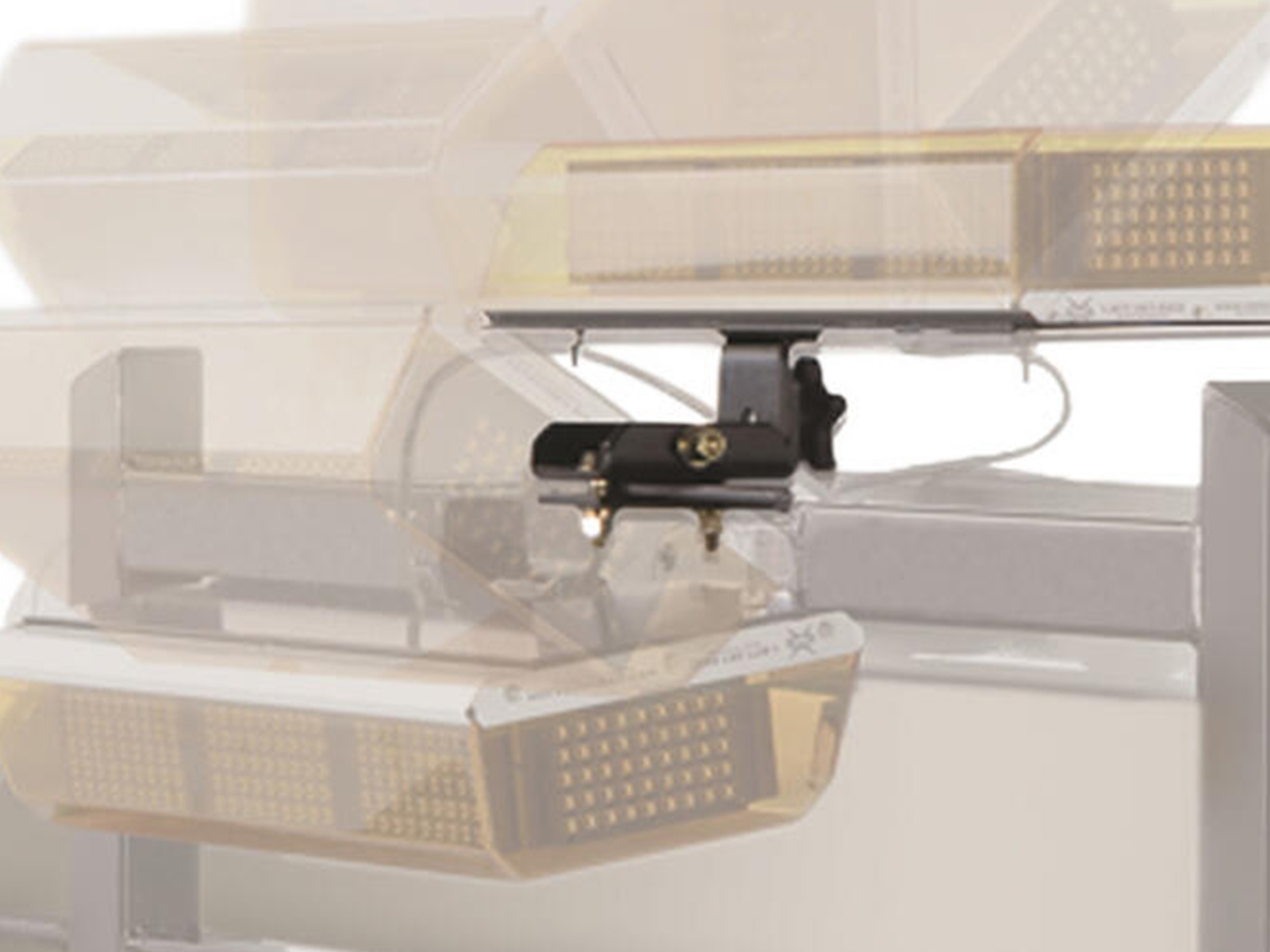 Backrack Folding Light Bracket 16" x 7" Center Mount 91002RECF | RealTruck