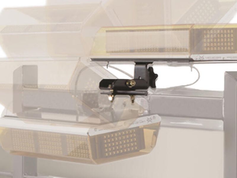 Backrack Folding Light Bracket 16" x 7" Center Mount 91002RECF | RealTruck