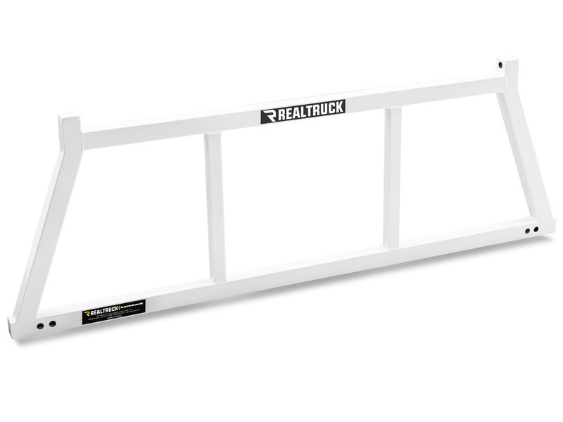 RealTruck Backrack White Open Headache Rack | RealTruck