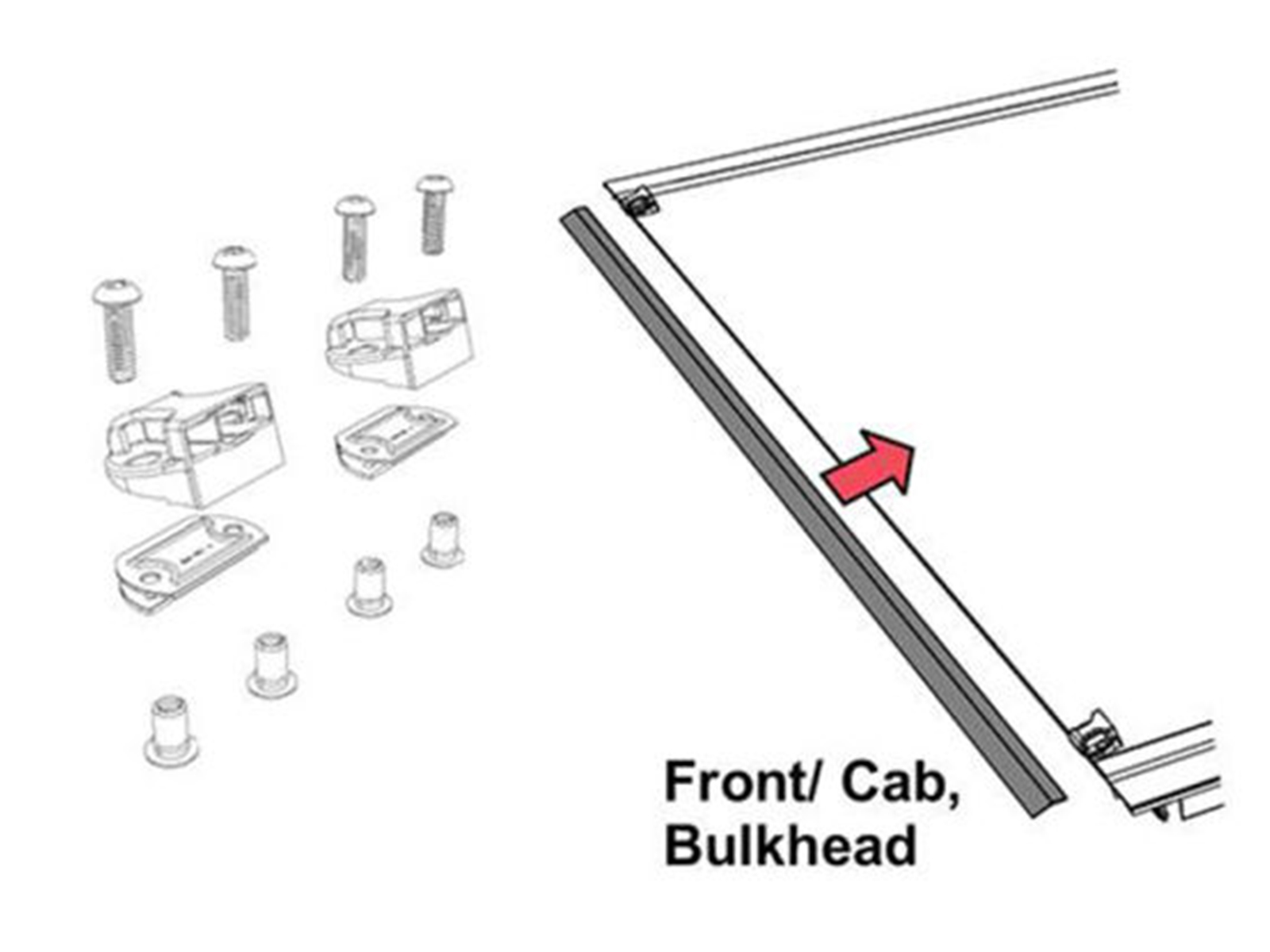 BAK Revolver X2 Replacement Buckle Kit PARTS-356A0001 | RealTruck