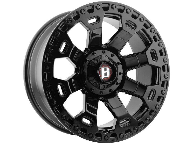 Ballistic Gloss Black 975 Moab Wheels | RealTruck