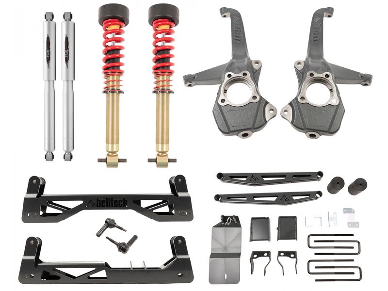 Belltech 6" Adjustable Coilover Lift Kits | RealTruck
