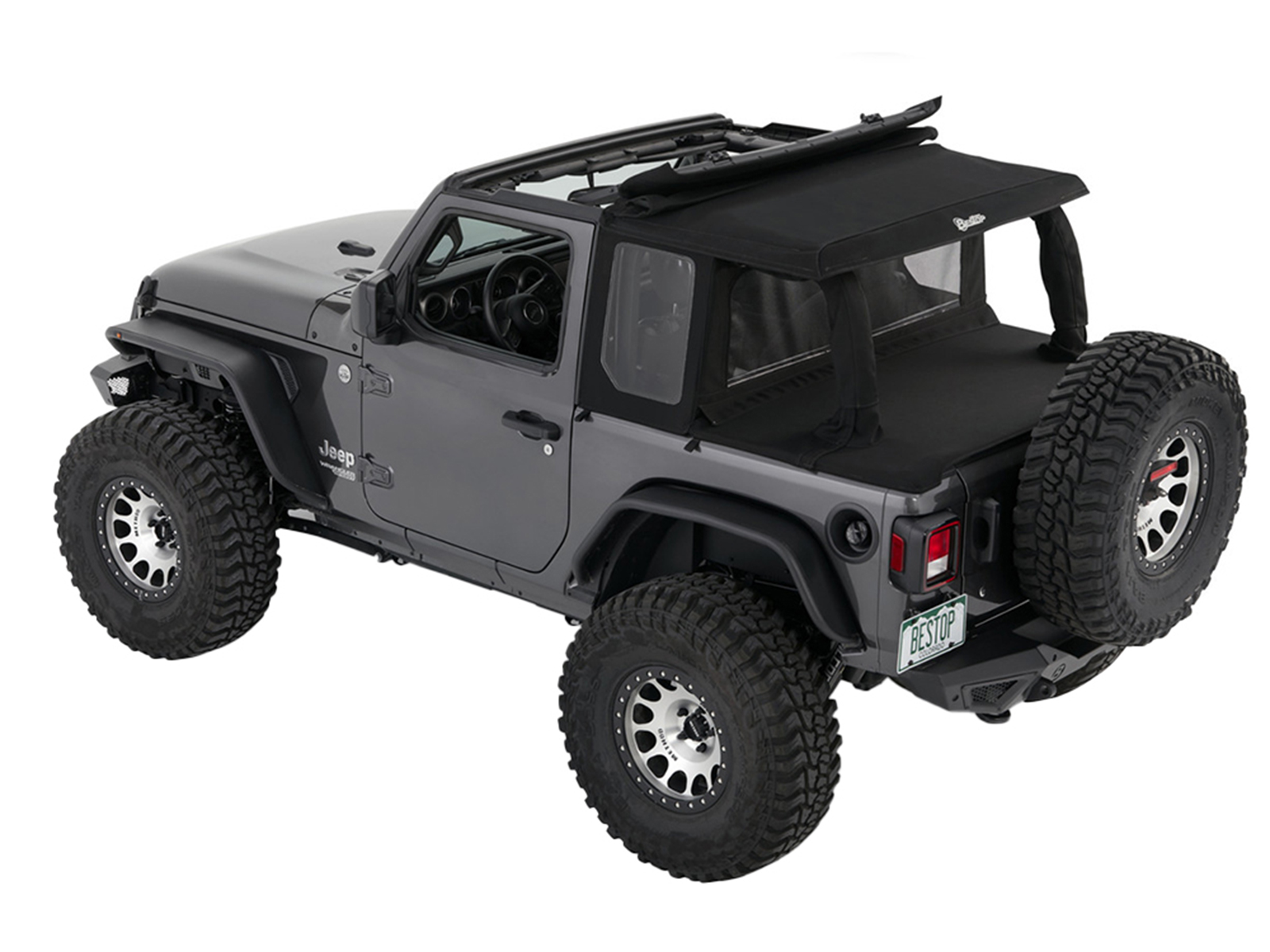 Bestop Halftop Soft Top Conversion Kit 80101-17 | RealTruck