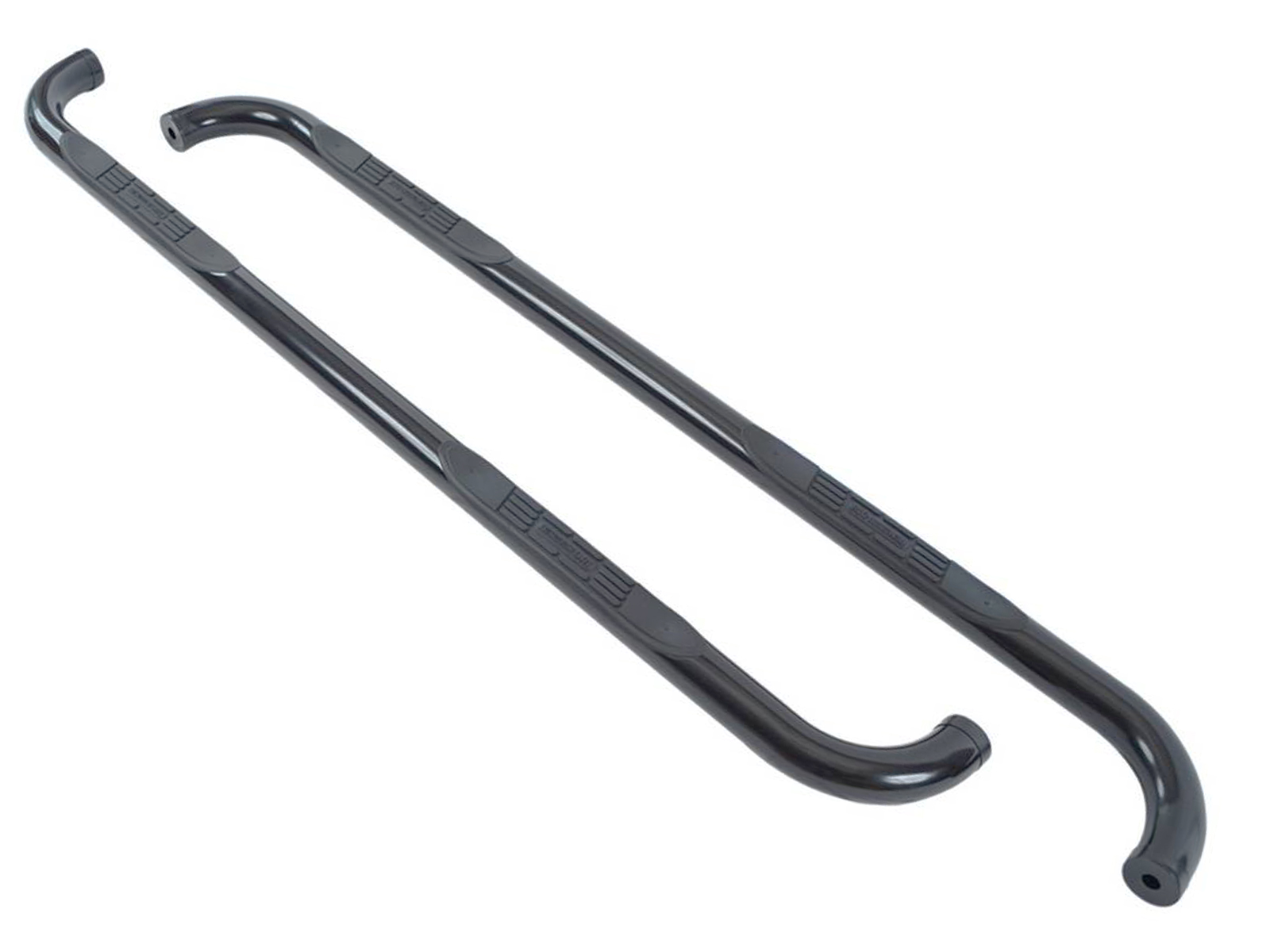Big Country 3" Black Classic Round Side Steps | RealTruck