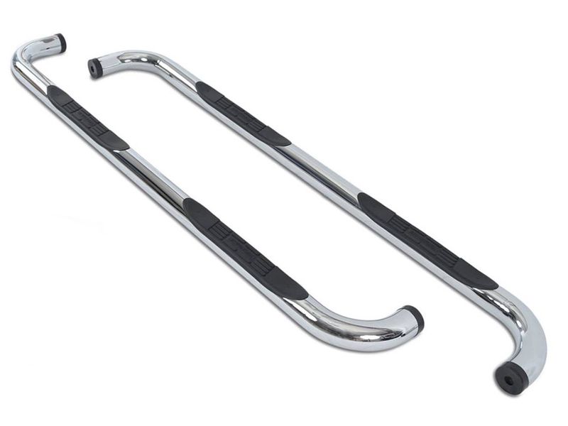 RealTruck Big Country 3" Chrome Classic Round Side Steps | RealTruck