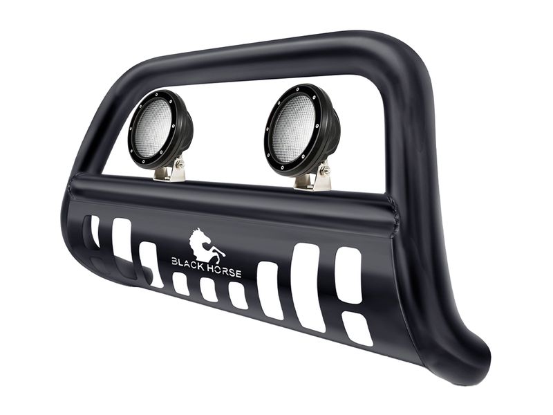 Black Horse Black Bull Bar Kit CBB-GMC3105SP-PLFB | RealTruck