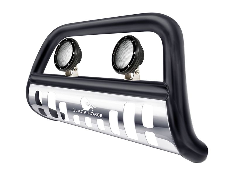 Black Horse Black Bull Bar Kit CBBS-TOD1009SP-PLFB | RealTruck