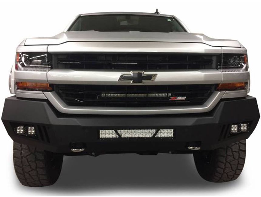 Black Horse Armour Front Bumper Kit AFB-SI16-KIT | RealTruck
