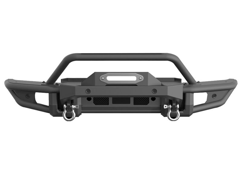 Black Horse Armour Tubular Heavy Duty Front Bumper | RealTruck