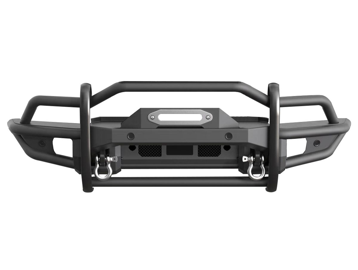Black Horse Armour Tubular Heavy Duty Front Bumper | RealTruck